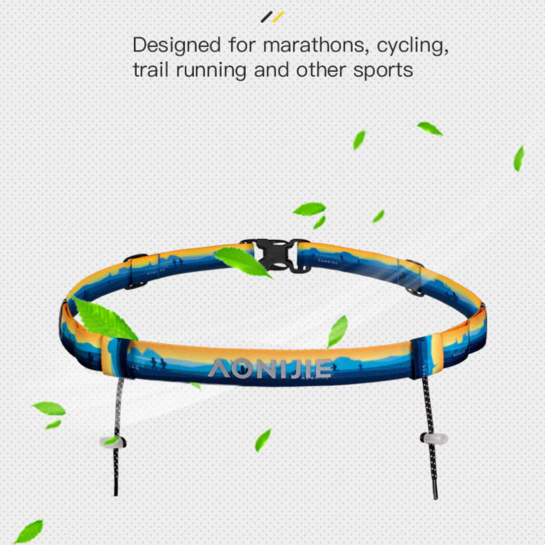Aonijie BIB Race Number Belt E4436 Tali BIB - Lari Olahraga Outdoor ...